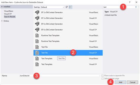 convert json to datatable dataset in asp web forms