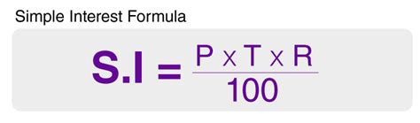 simple interest formula and solved examples