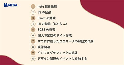 🌅webデザイン ・ プログラミング勉強中の学生、2024年に挑戦したいこと 10選｜misa デザイン・プログラミングを学ぶ学生
