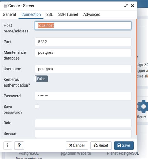 postgresql how to conect to local postgres database