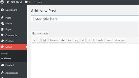 how to create custom post type in wordpress nst web creation