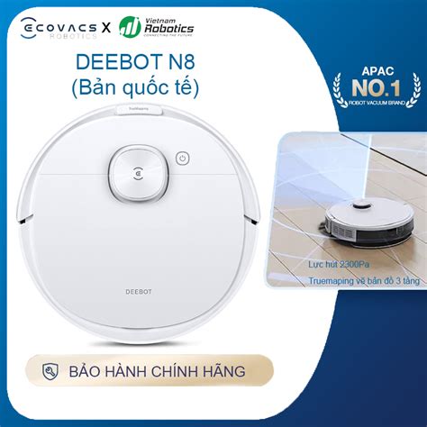Review Robot Hút Bụi Ecovacs Deebot N8 Thông Minh Công Nghệ Quét Laser
