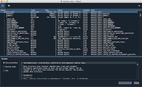variable explorer — spyder 5 documentation