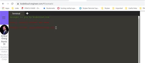 lab not starting sorry invalid request was made kodekloud engineer