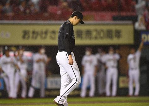 ロッテ・佐々木朗が自己最悪タイ5失点で今季2敗目「難しかった」雨中の粘投も六回集中打浴び 野球 デイリースポーツ Online