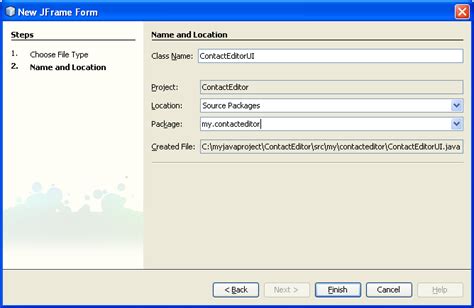 how to tutorial on developing java desktop gui