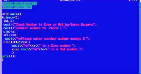 c programming check number is even or odd