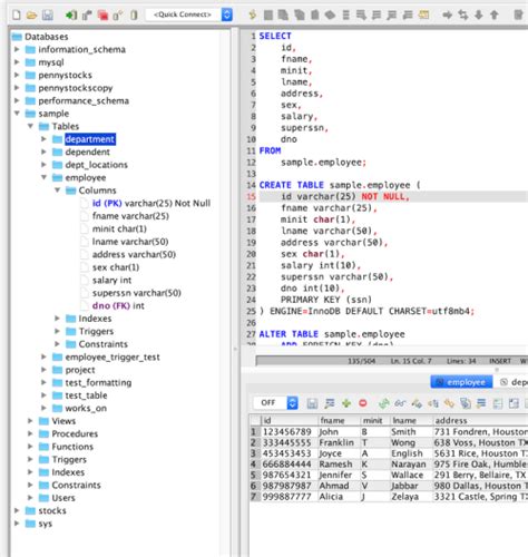 mysql database browser for mac windows and linux