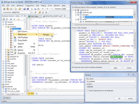mysql rename user