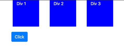 javascript jquery enable button on click div and show corresponding
