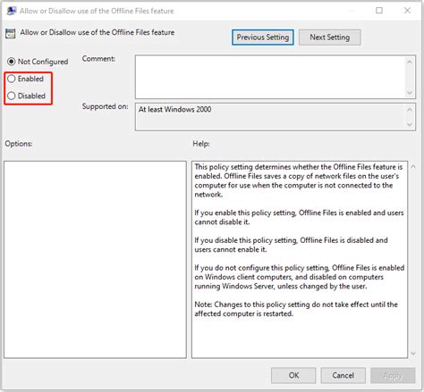 How To Enable Disable Configure Offline Files Windows 10 11 Minitool