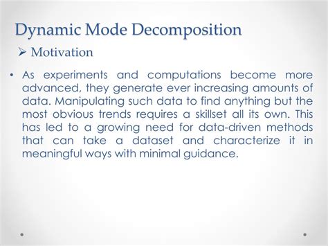 Ppt Compressive Sampling And Dynamic Mode Decomposition Powerpoint