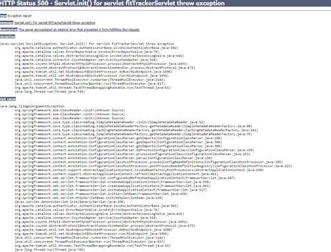 java spring mvc error instantiating servlet class stack overflow