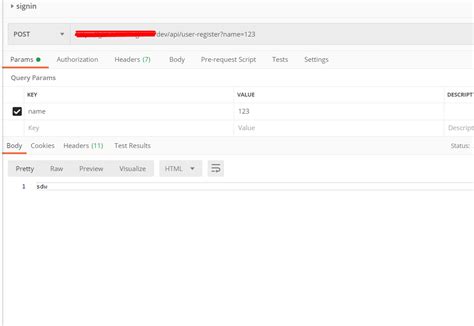 php why i am not able to print request in yii rest api using postman