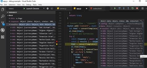 debugging javascript projects with vs code and chrome debugger — sitepoint