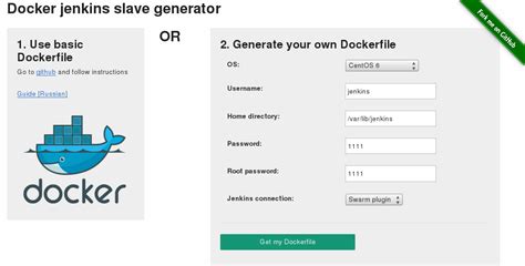 just in case docker jenkins slave generator