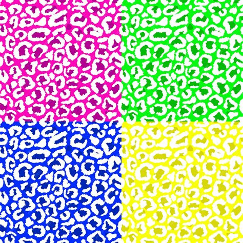 Leopardo Imitación Colorido Patrón Sin Costuras Ilustración Vectorial