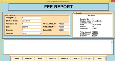 school management system project in python free source