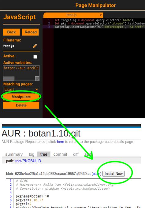 free tool to inject javascript html css into websites page manipulator