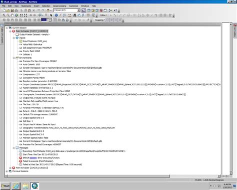 point to raster error 999999 esri community
