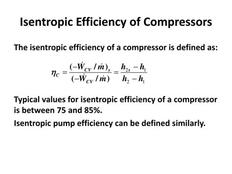 Ppt Isentropic Efficiencies Of Turbines Compressors And Nozzles