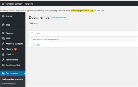 wp5 3 — invalid arg supp for foreach class wp post type php support