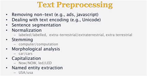 nlp text preprocessing word segmentation can be different in… by