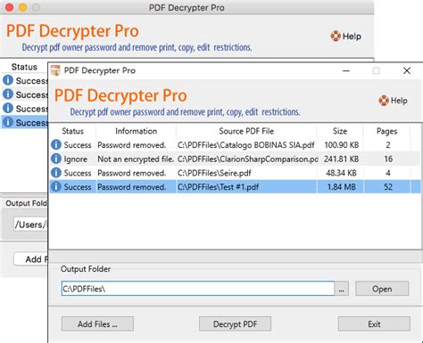 pdf decrypter pro windows and mac os x remove pdf owner password and