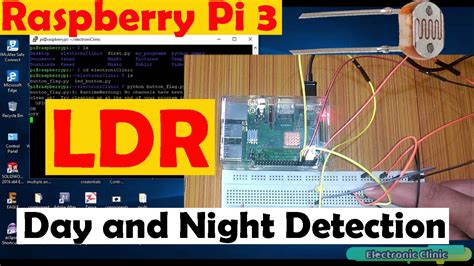 raspberry pi 3 ldr sensor circuit and python programming