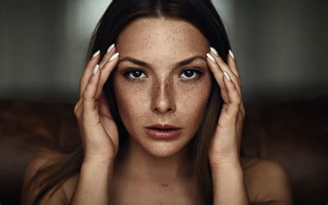 Face Women Model Portrait Photography Freckles Fashion Person