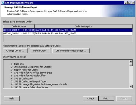 managing sas orders sas r 9 3 intelligence platform installation