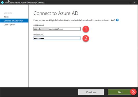 how to install and configure azure ad connect