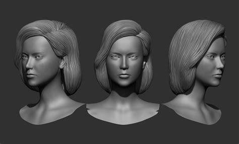 3d File 28 Female Hair ♀️・3d Print Design To Download・cults