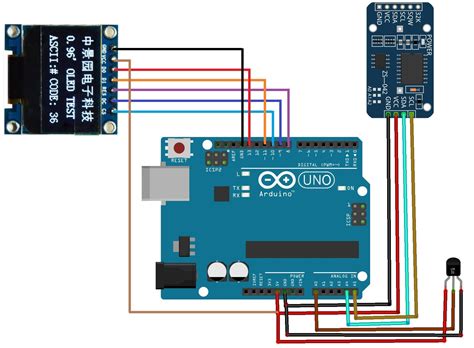 how to make an arduino oled temperature display with real time clock