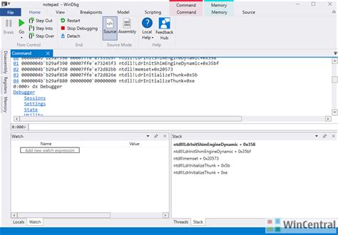 debugging tool for windows windbg now available in windows store