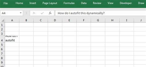 excel setting the row height dynamically in vba stack