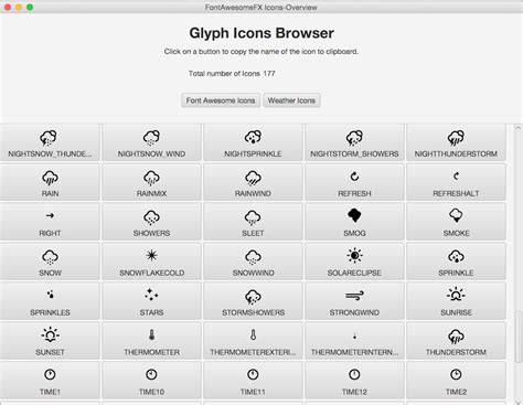 javafx button icon at collection of