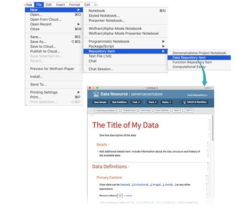set up a personal data resource—wolfram language documentation