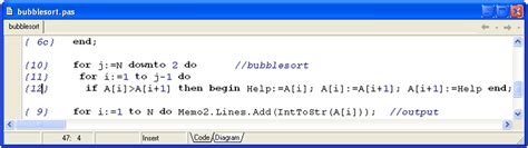 other delphi pascal code for generating and bubblesorting n term arrays