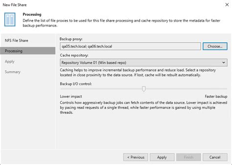 Step 4 Specify File Share Processing Settings User Guide For