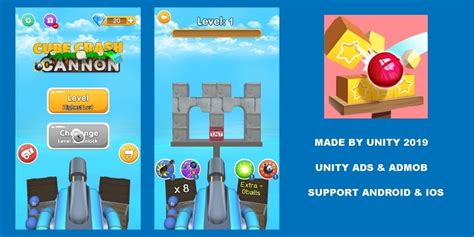 cube crash canon unity game template by foxgames codester