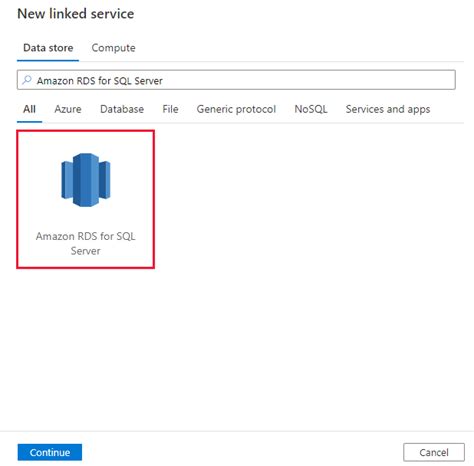 copy data from amazon rds for sql server azure data factory and azure