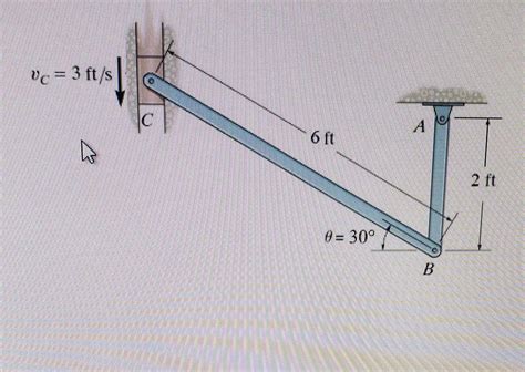 [solved] Determine The Angular Velocity Of Links Ab And Bc