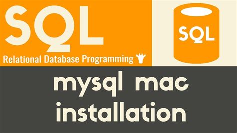 mysql mac installation sql tutorial 5 2uts