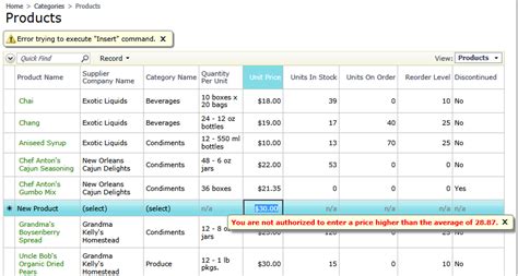 code on time business rules sql validation
