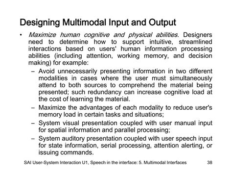 Ppt Usi Module U1 5 Multimodal Interaction Powerpoint Presentation