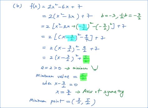 Formula To Find Minimum Value Of Quadratic Equation Tessshebaylo