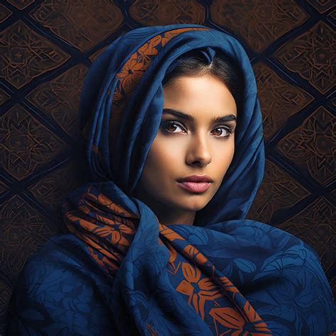 Amazigh Woman Portrait Etsy