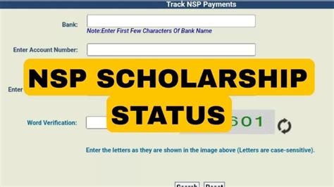 How To Track Nsp Scholarship 2023 Via Account Number