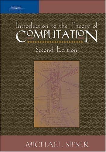 introduction to the theory of computation by sipser michael ebay